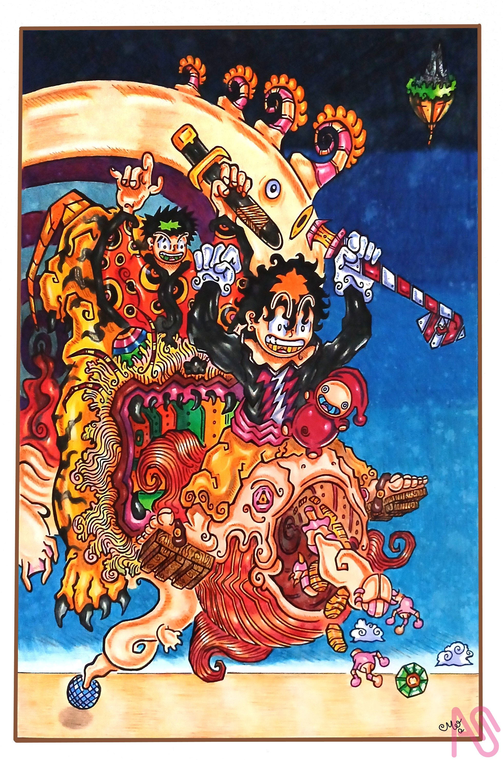 Kingu no Kingu - World MSALAMANDRA - Illustrations ART street