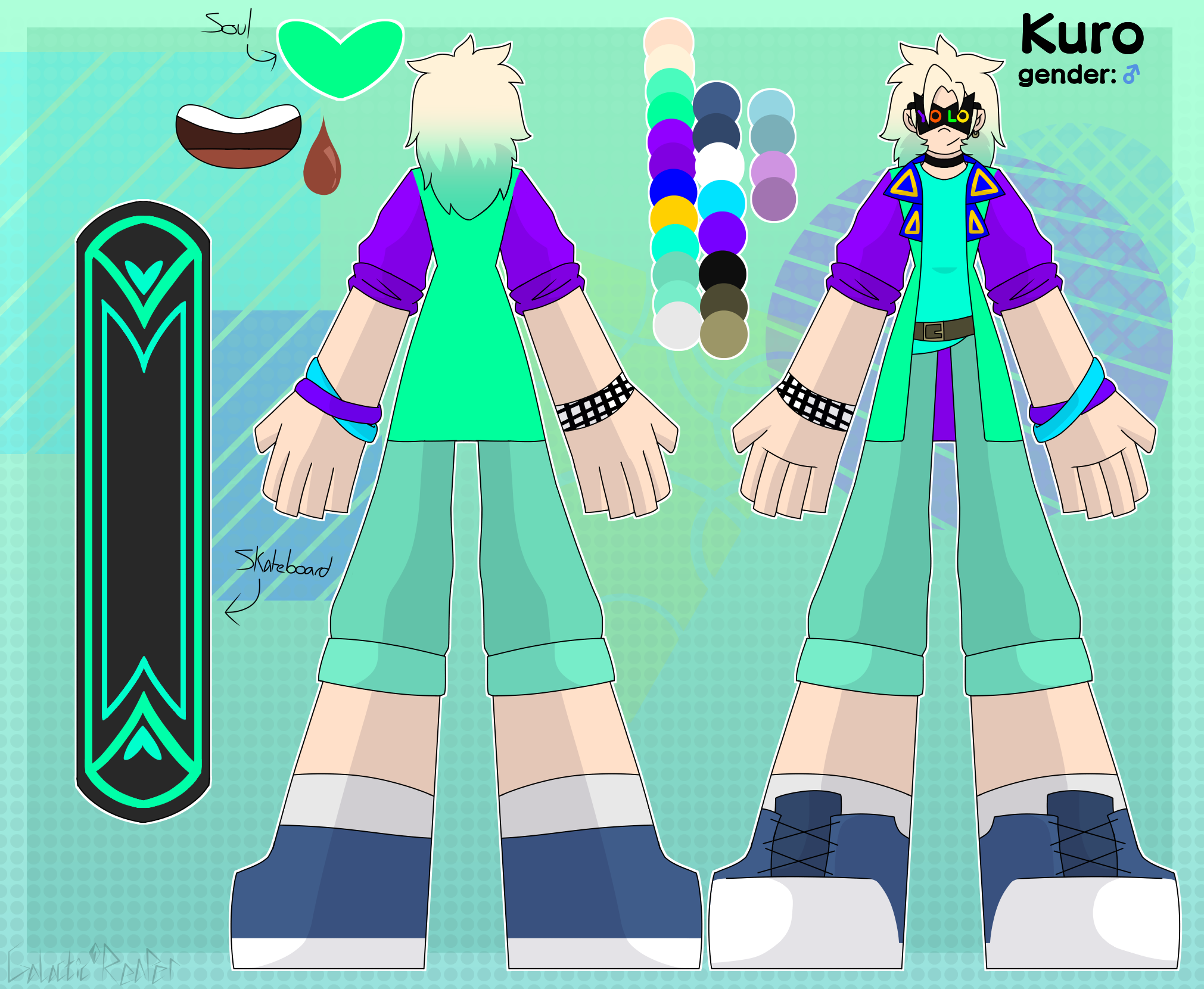 Voidentceytale OC ref: Kuro Galactic Reaper - Illustrations ART street