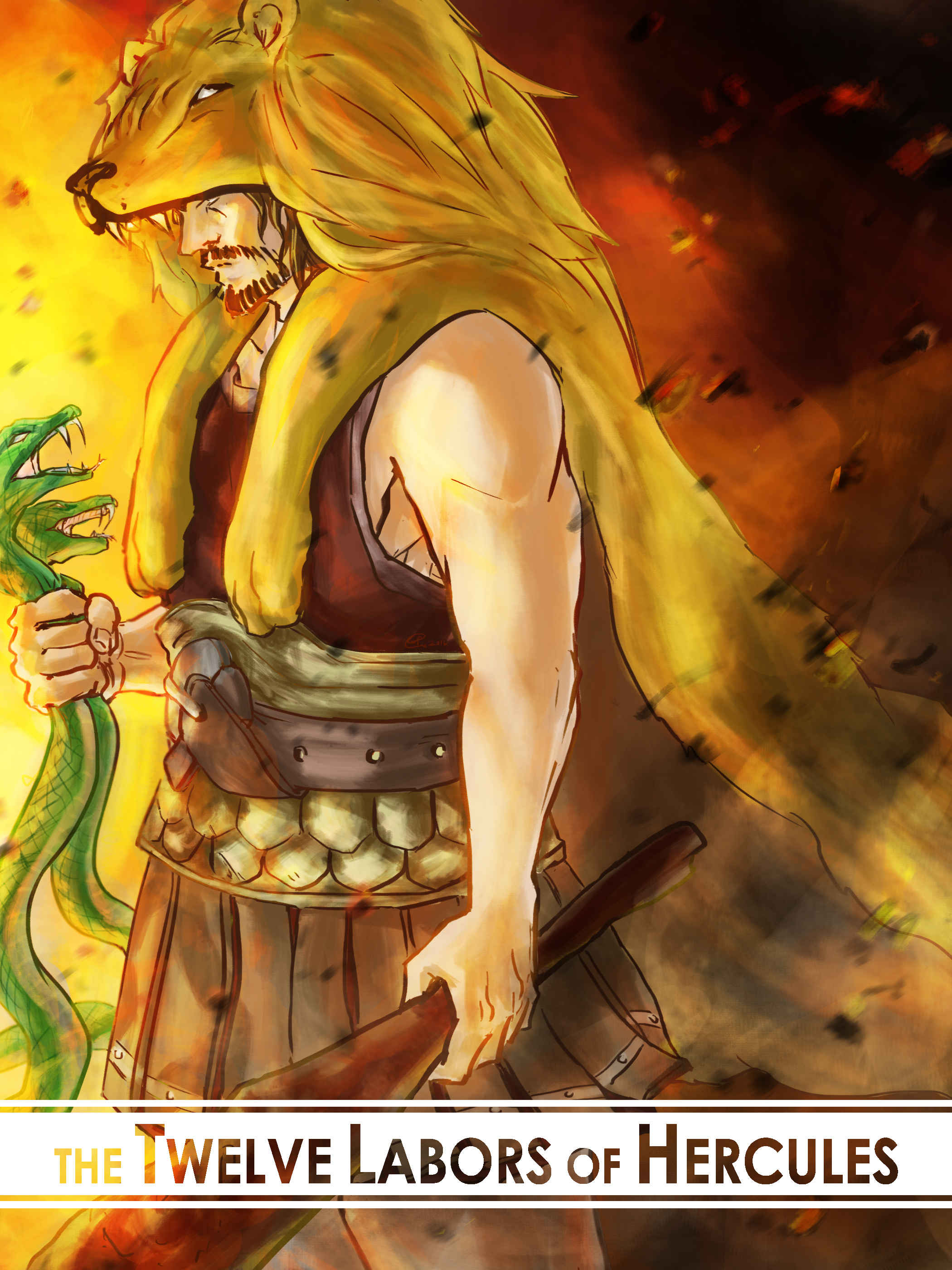 The Twelve Labours of Hercules artinggrace - Illustrations ART street