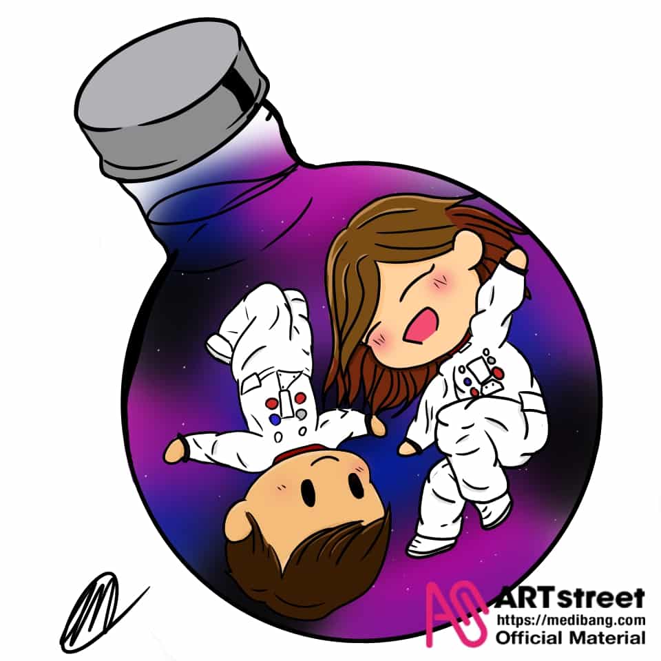 Love in Space creAtiVe_Atmos - Illustrations ART street