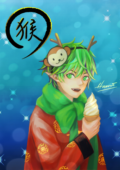 2016新年賀圖 hanw - Illustrations ART street