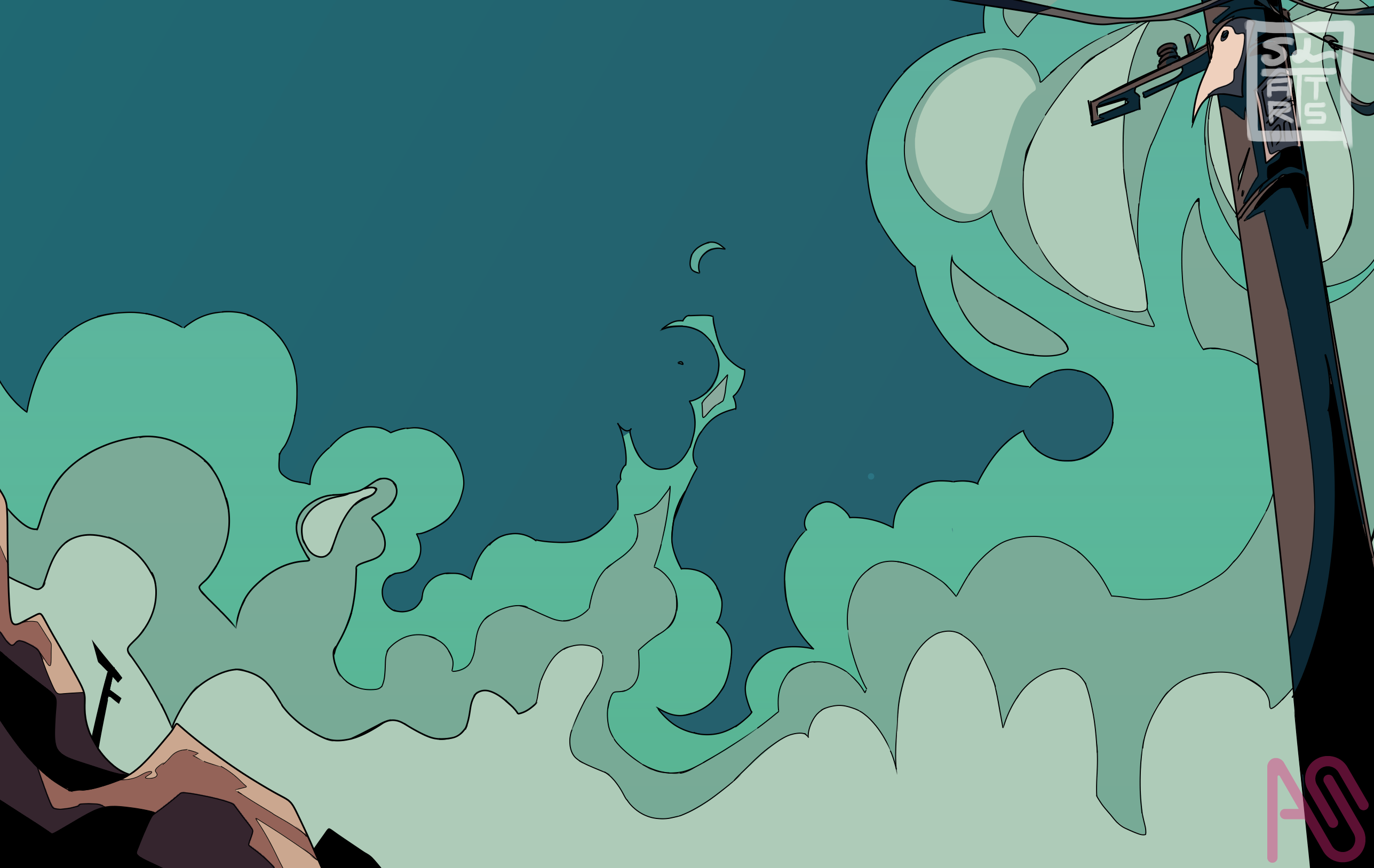 Rifty’ Infinity ! Squiggle Liggle - Illustrations ART street