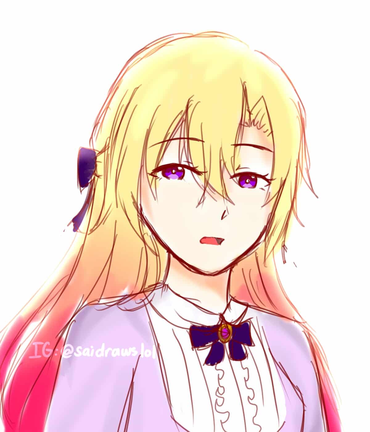 Sylvia Amethyst Amaryllida SaiDrawslol - Illustrations ART street