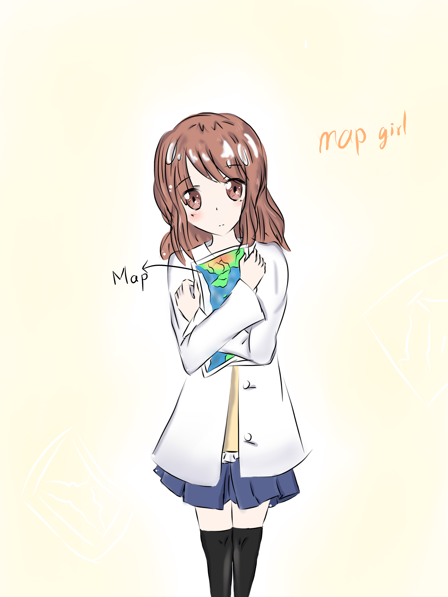 map girl Bibi - Illustrations ART street