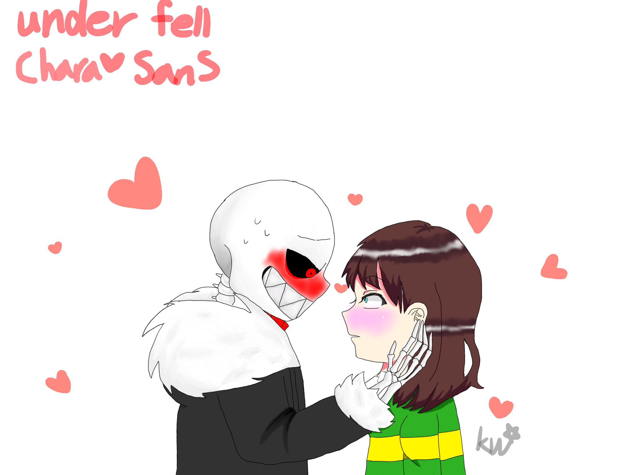 underfell sans&chara 붱이 - Illustrations ART street