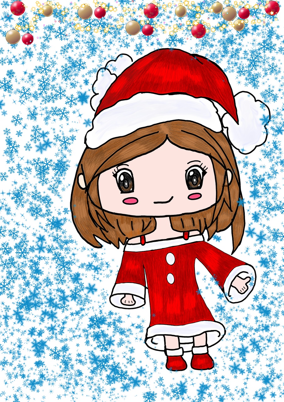 chibi santa Elsy_@ lc - Illustrations ART street