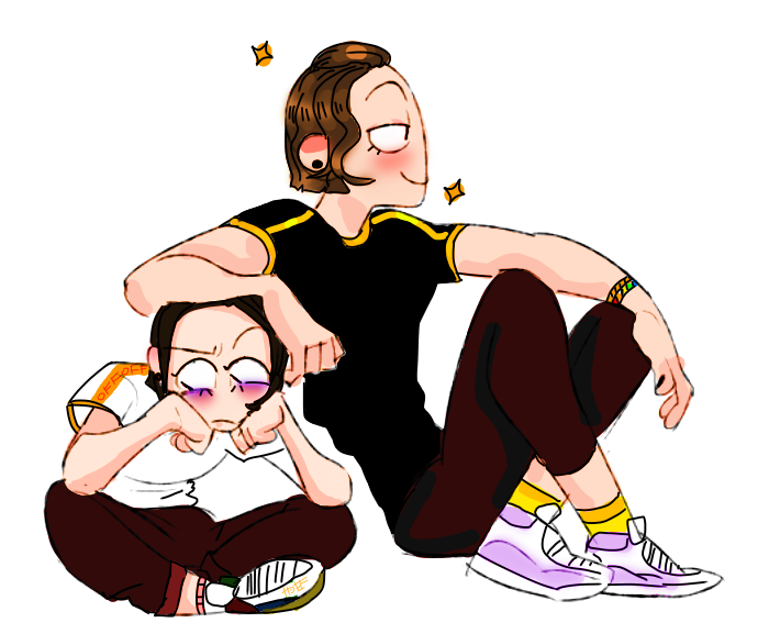 me and my bf Flowey&Cat - Illustrations ART street