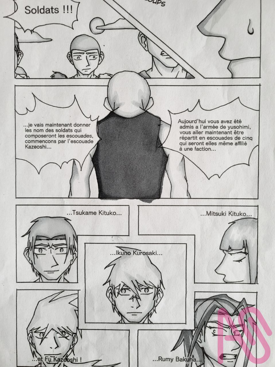 Element chap01 page01 Mangacas - Illustrations ART street