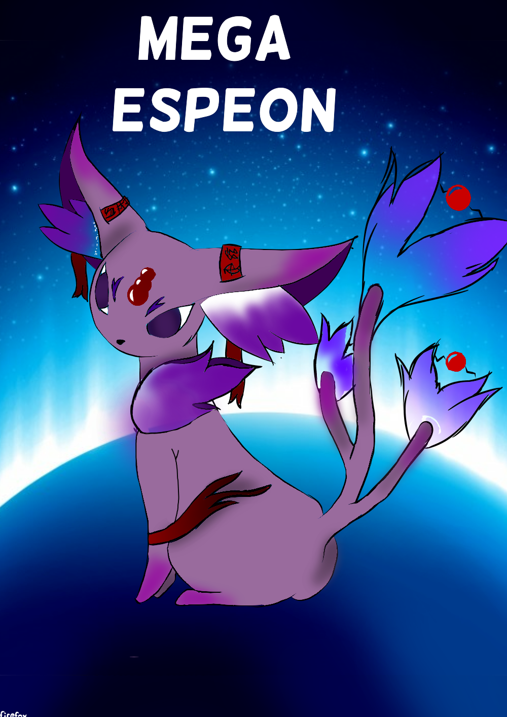 Mega Espeon FireFox103 - Illustrations ART street