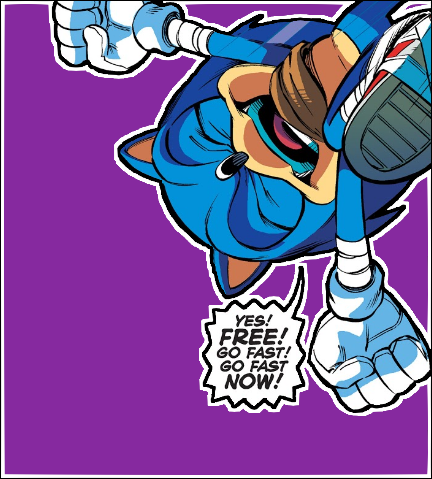 sonic has adhd queenofspace - 插图 ART street