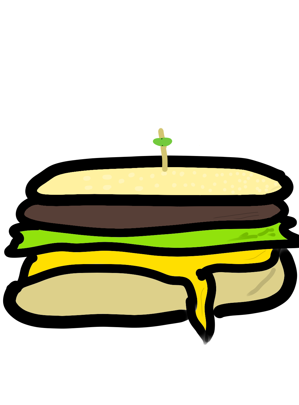 The Cheeseburger Artistic_Baboon_101 - Illustrations ART street