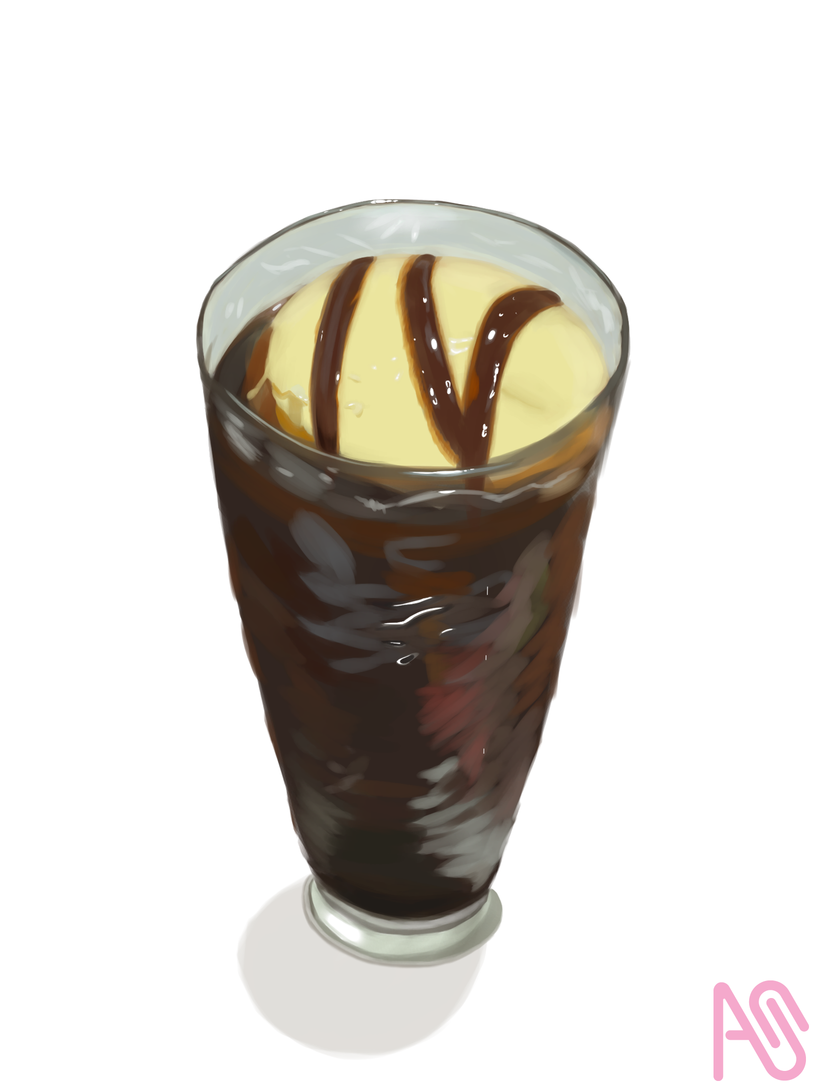 コーヒーフロート，coffee float しいな - 插图 ART street