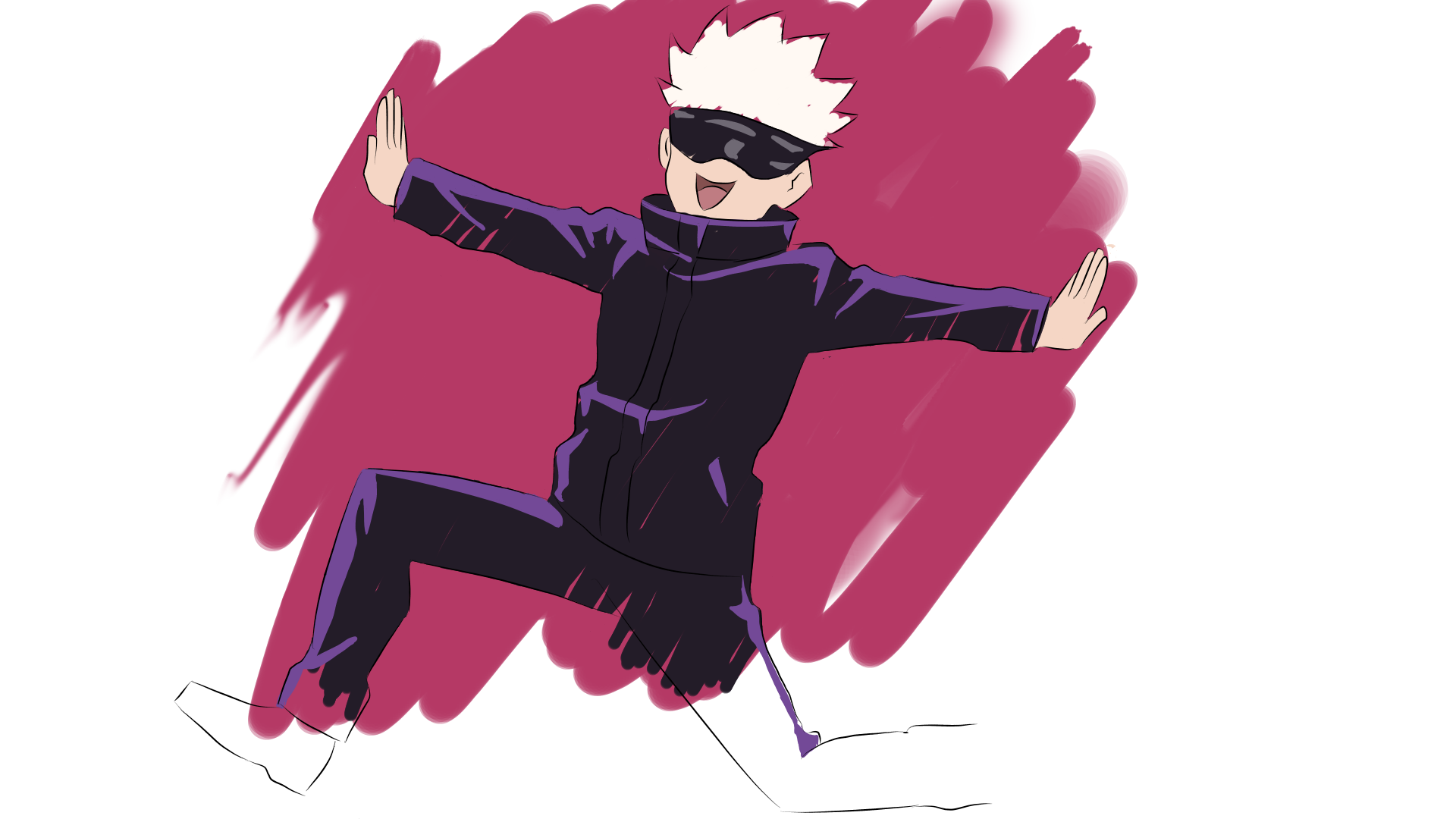 unfinished gojo doodle tsukishimaboke - Illustrations ART street