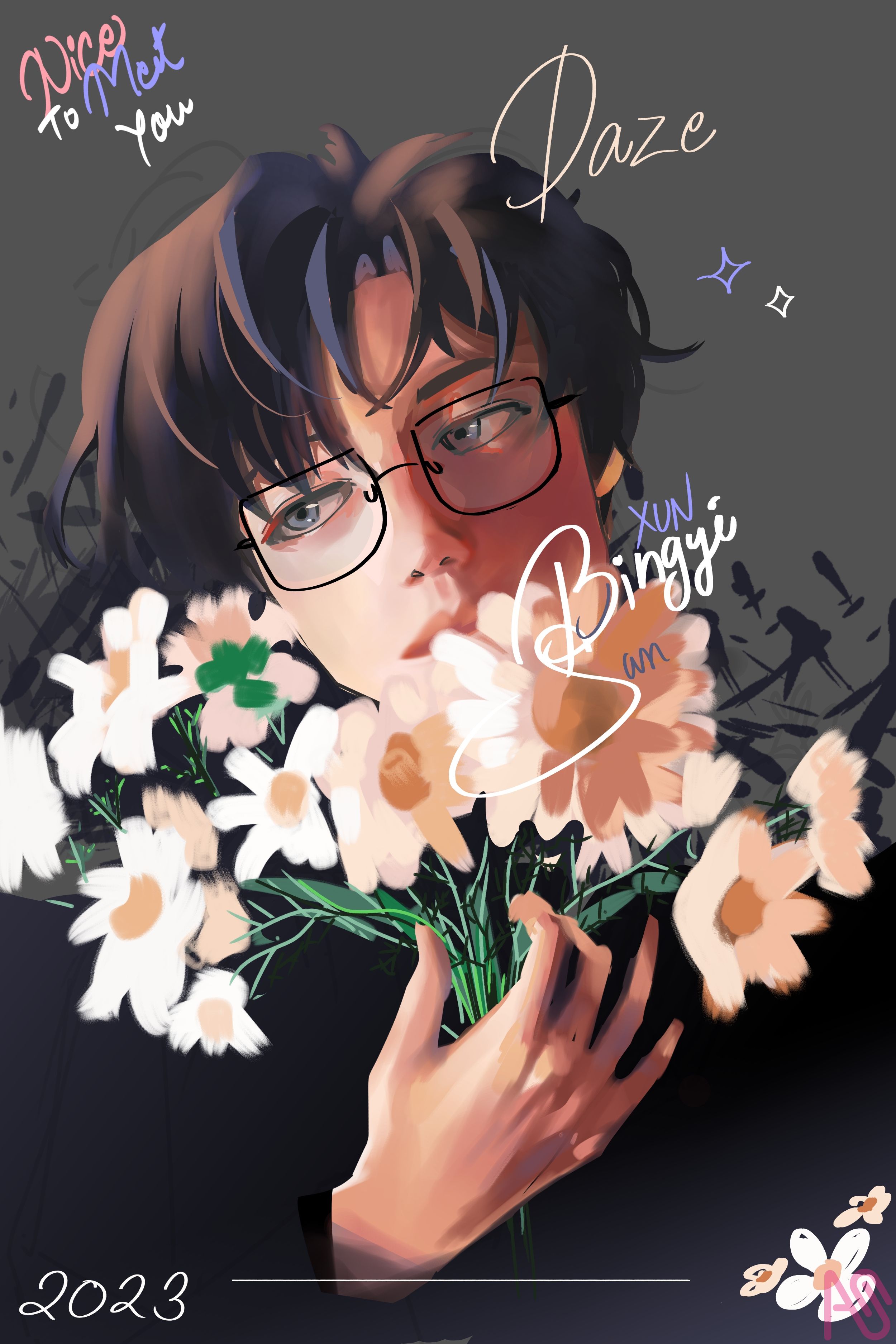 Daisy💙🧎‍♀️ BingyiSan - Illustrations ART street