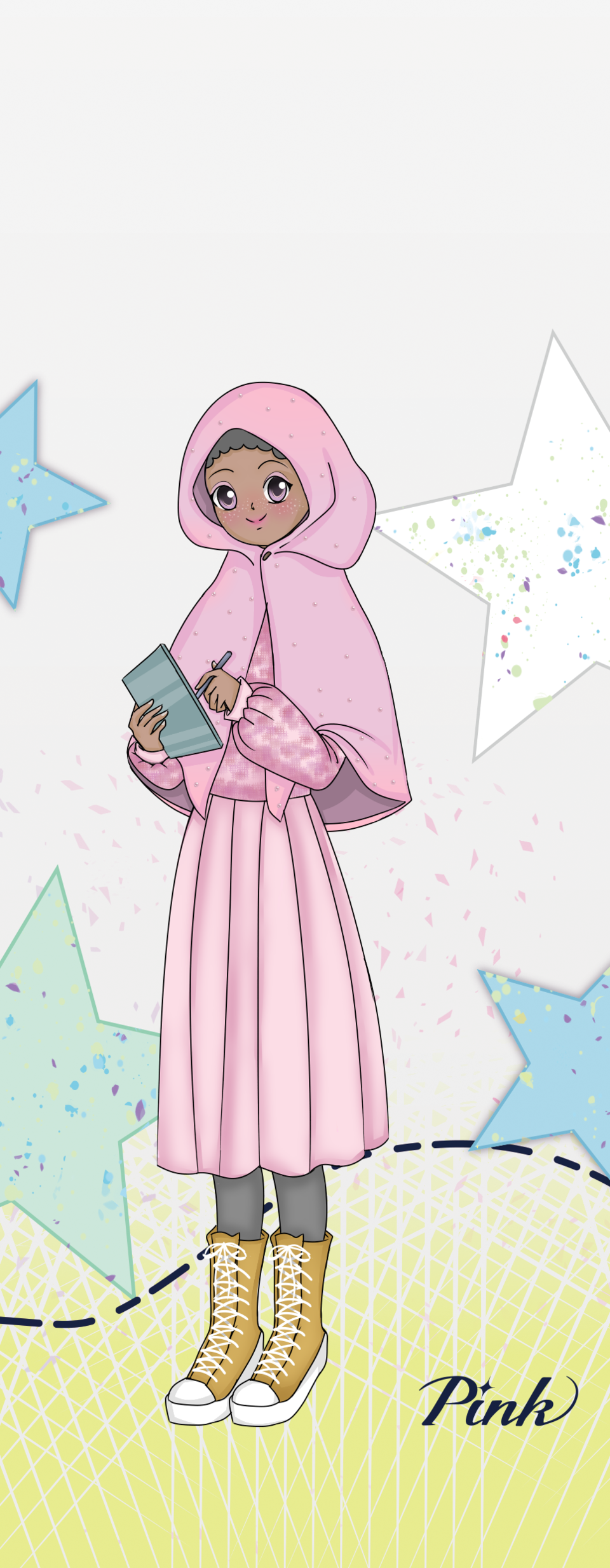 Pinky Hood moshimoshiyani - 插图 ART street