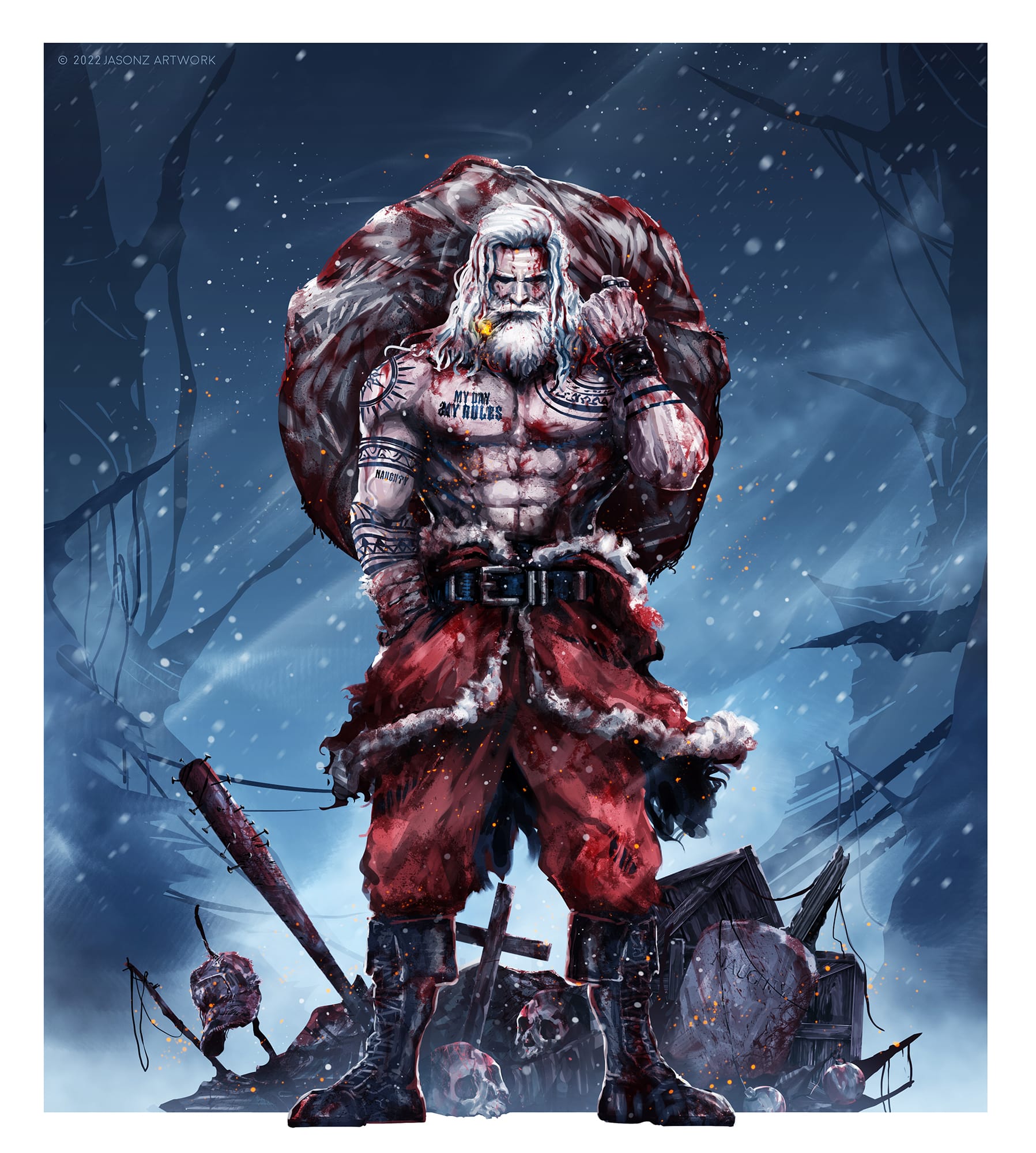 Santa JASONZ - Illustrations ART street