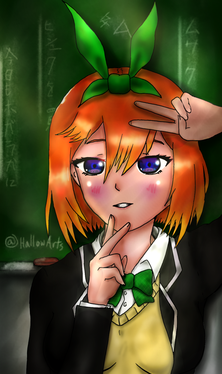 Evening sunflower by @Hallow Arts azath hallow - Illustrations ART street