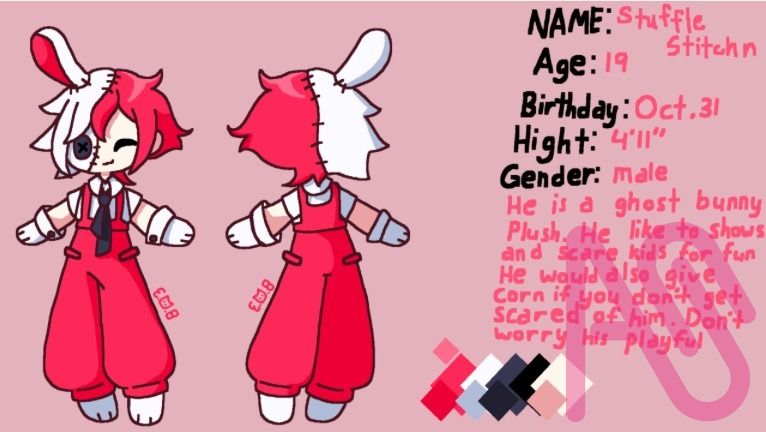 Fan art of SÆRO_3Ø8 Oc, Stuffle. :D Milo