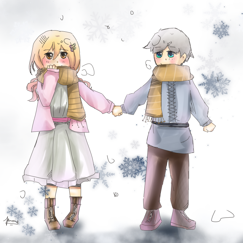 winter love AtoRavuHsky19 - Illustrations ART street