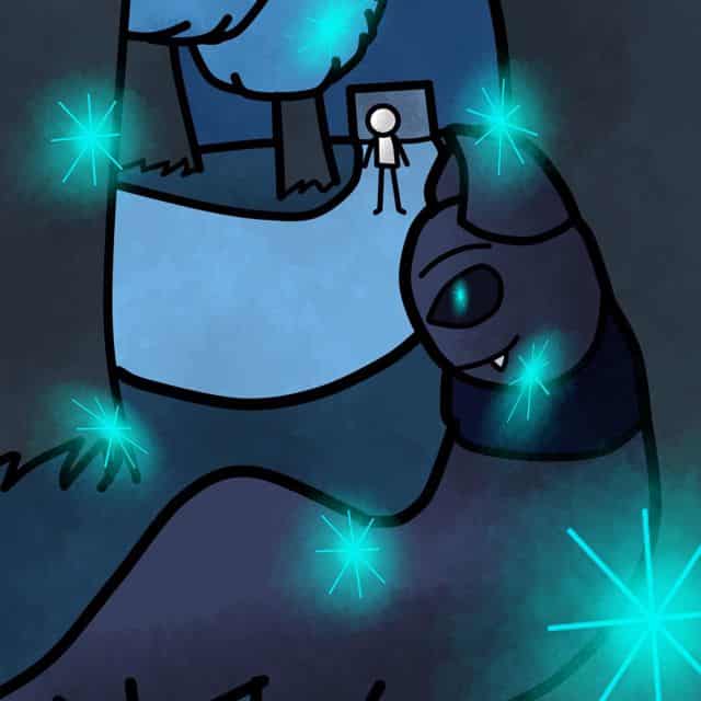 Demonio azul Funyer - Illustrations ART street