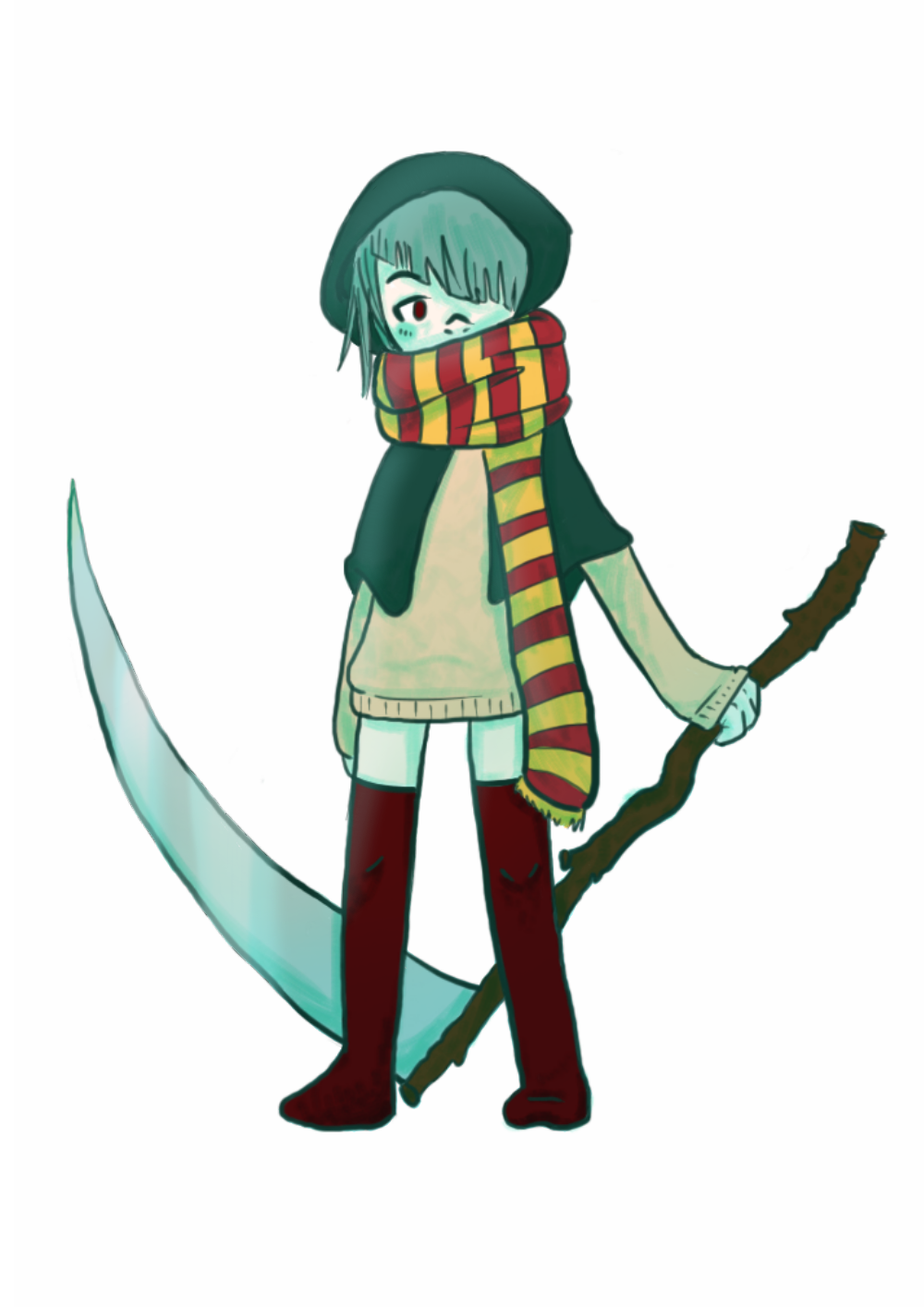 Lil reaper kid Doodleboi - 插畫 ART street