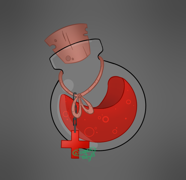 Health Potion AquaCity - Illustrations ART street