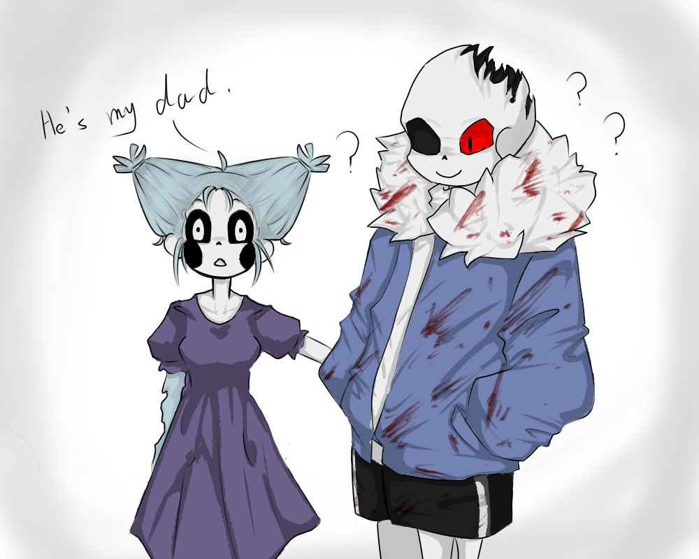 HORRTALE ALIZA AND SANS 是寂邪嗯 - Illustrations ART street