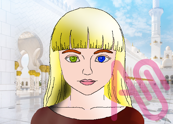 Girl blonde Mi$che - Illustrations ART street