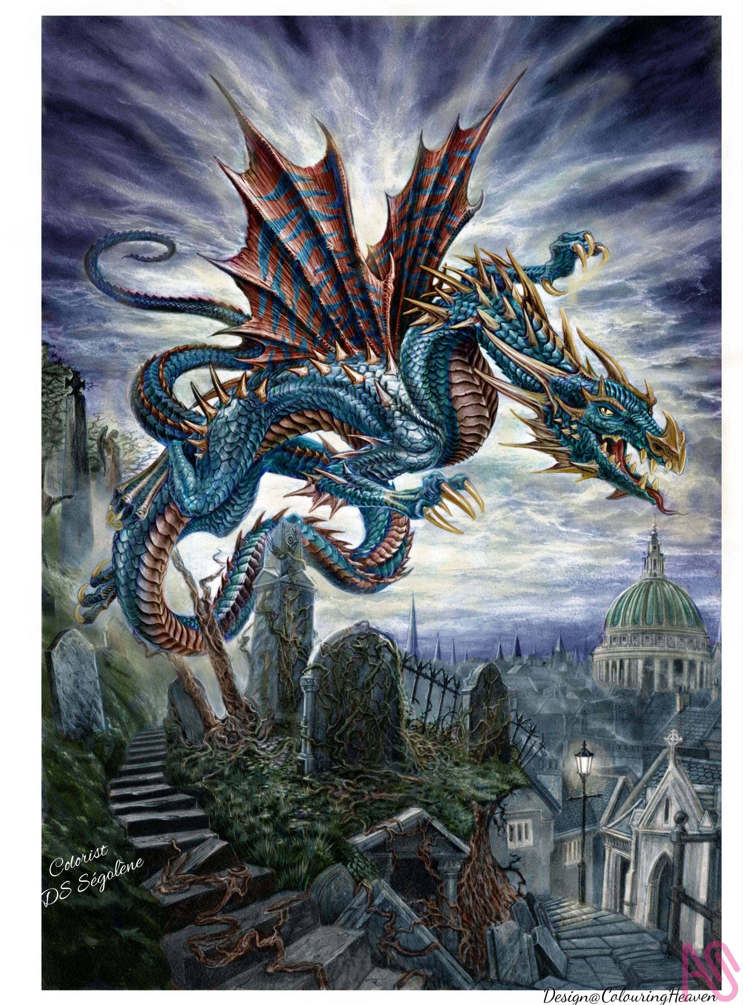 Gothic fantasy DS Ségolène - Illustrations ART street