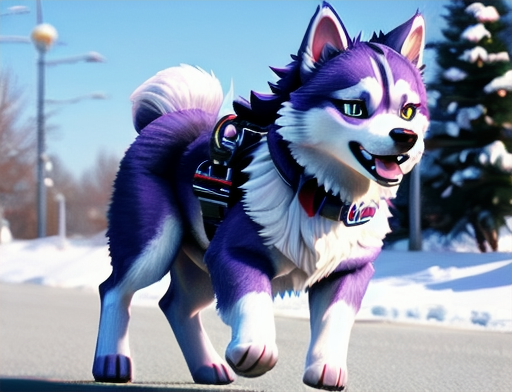 Husky AI 15 AI Arts - Illustrations ART street