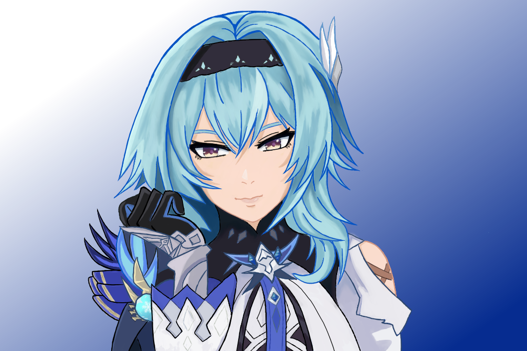 Eula draw KumaKuma - 插图 ART street