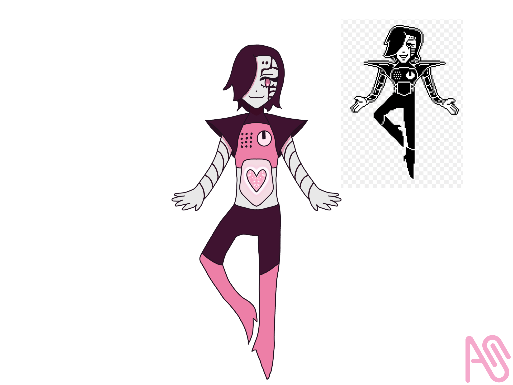 Mettaton Goldenhuskey321 - 插图 ART street