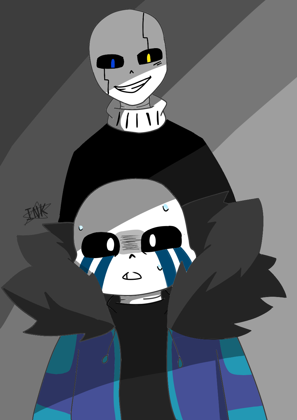 sans y gaster Ink sans - Illustrations ART street