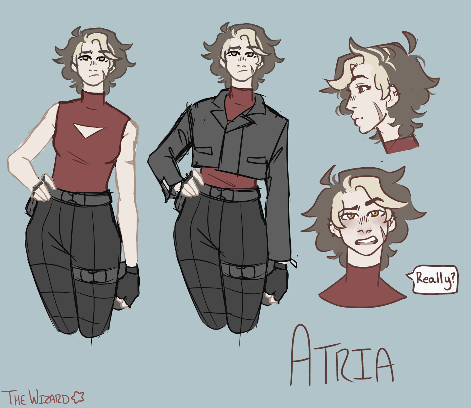 Atria Sketch TheWizard7 - Illustrations ART street