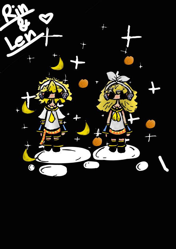 Baby doll Rin and Len !Phabca! - Illustrations ART street