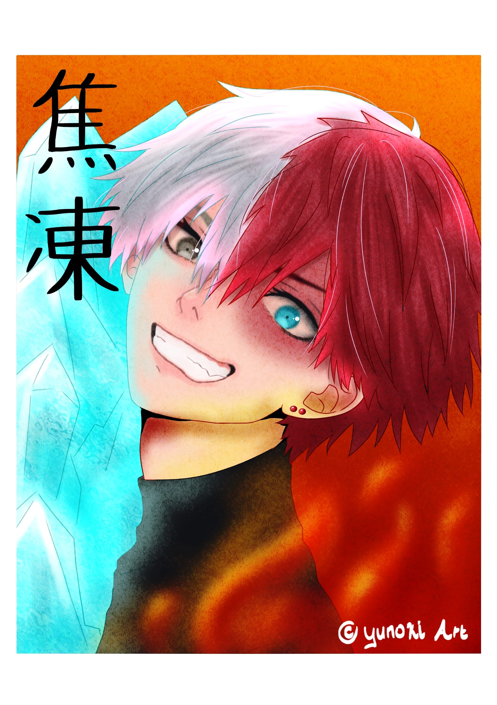 Todoroki Shoto Yunoki Art - Illustrations ART street