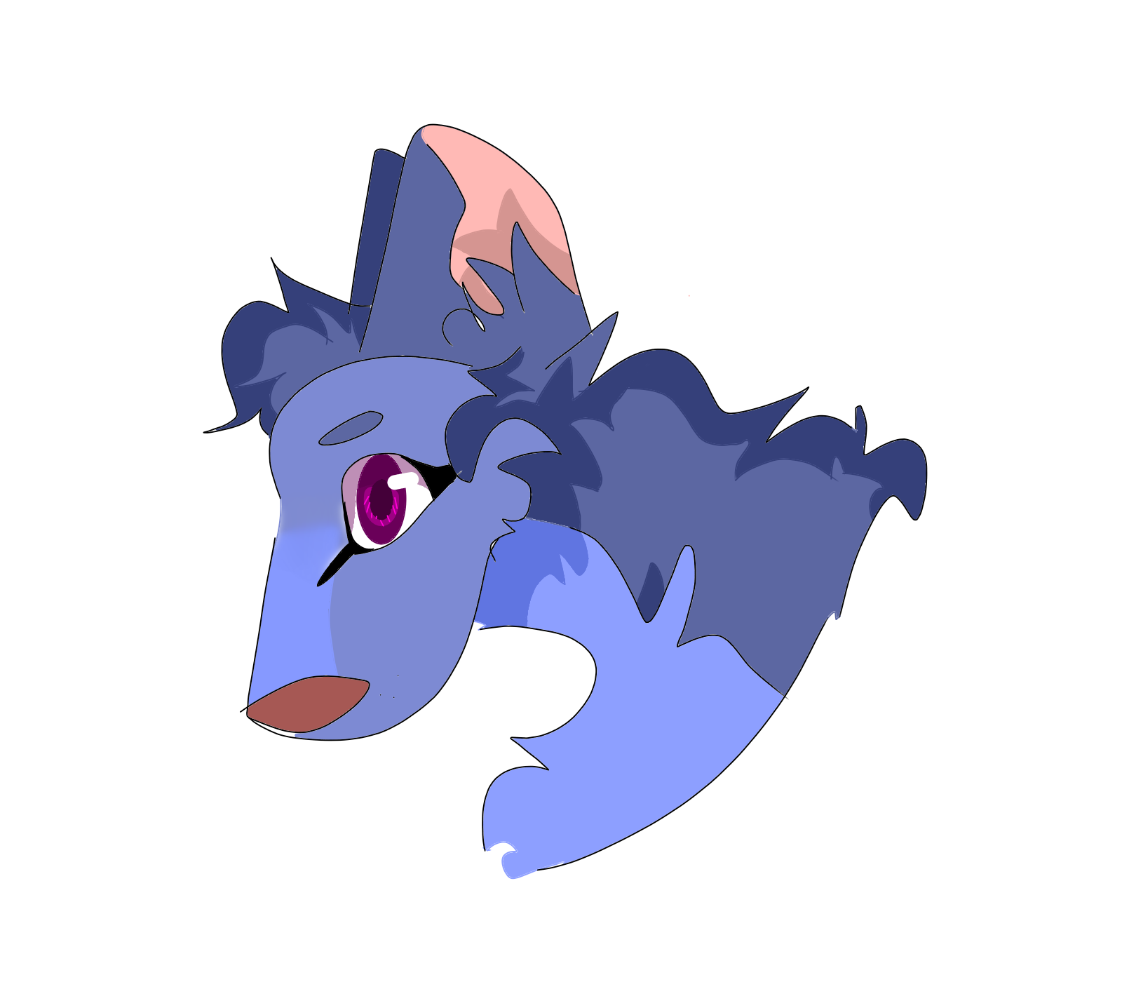 Husky WIP Untamed Wolf - Illustrations ART street