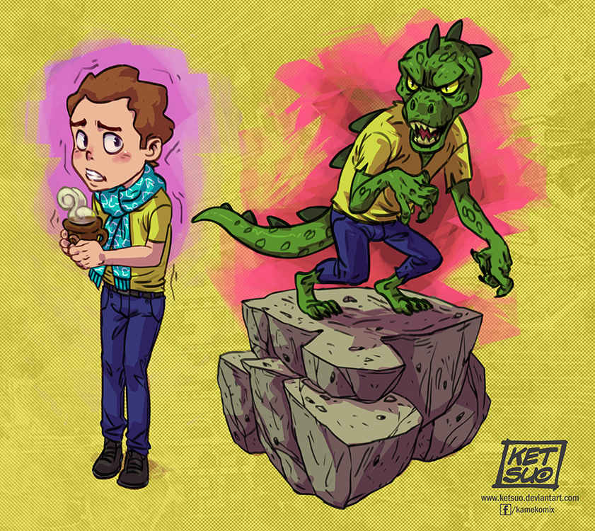 Cold Morty - Mortysaurus Kame - Illustrations ART street