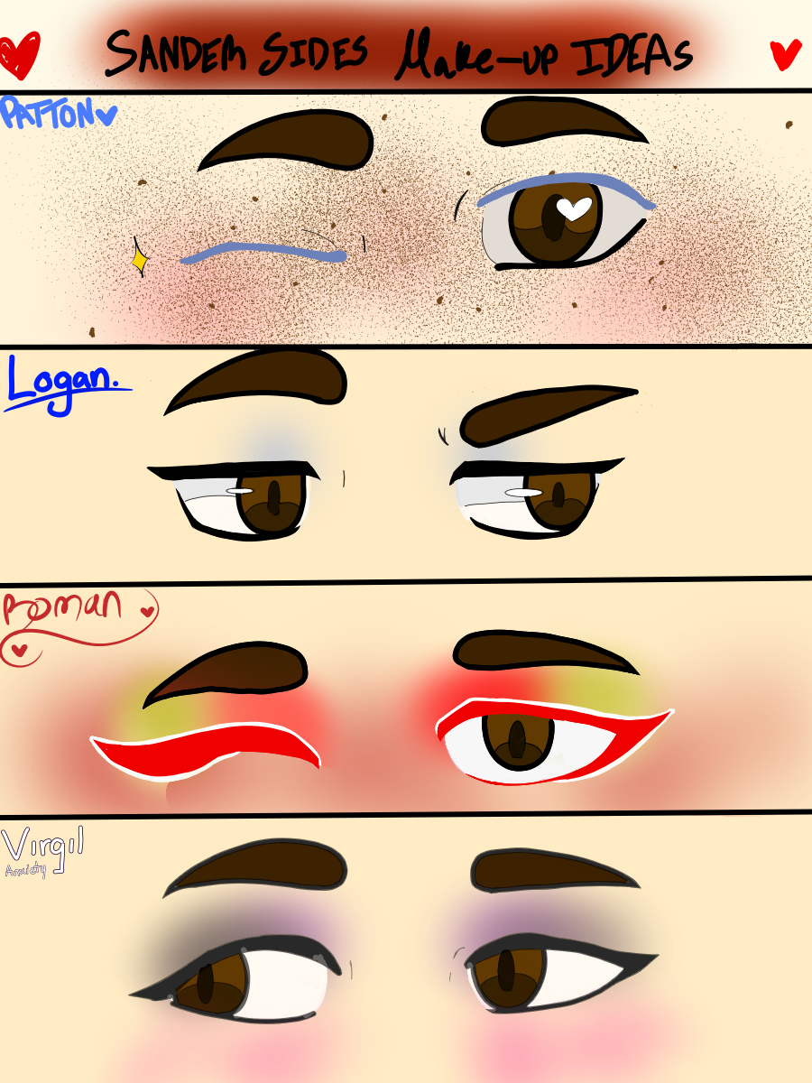 Sander Sides Make-up ATiredSqeauler - 插图 ART street