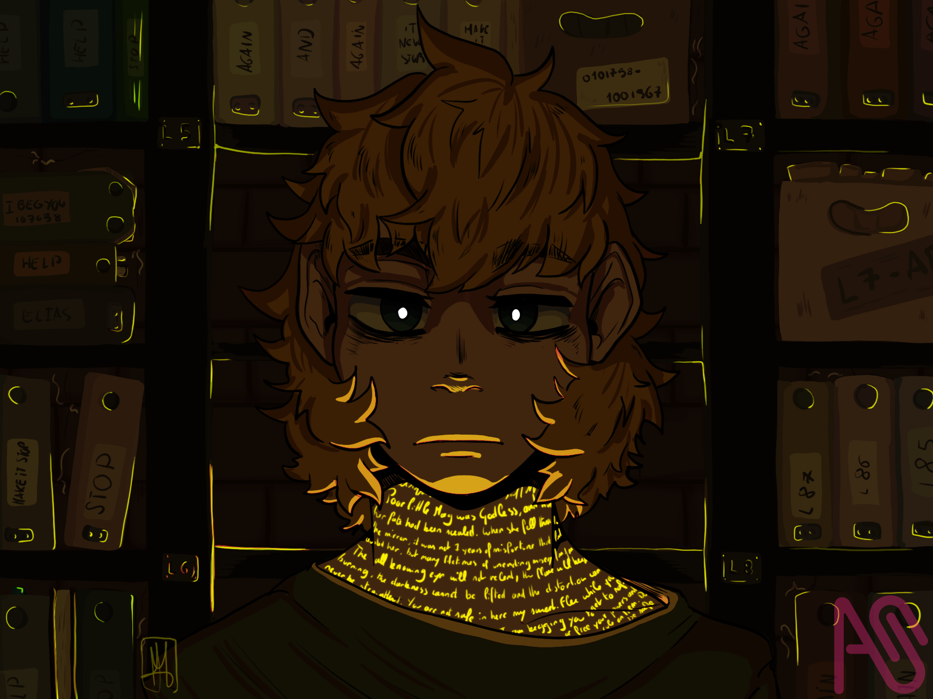 Cursed Layer_Bloody_Sun - Illustrations ART street