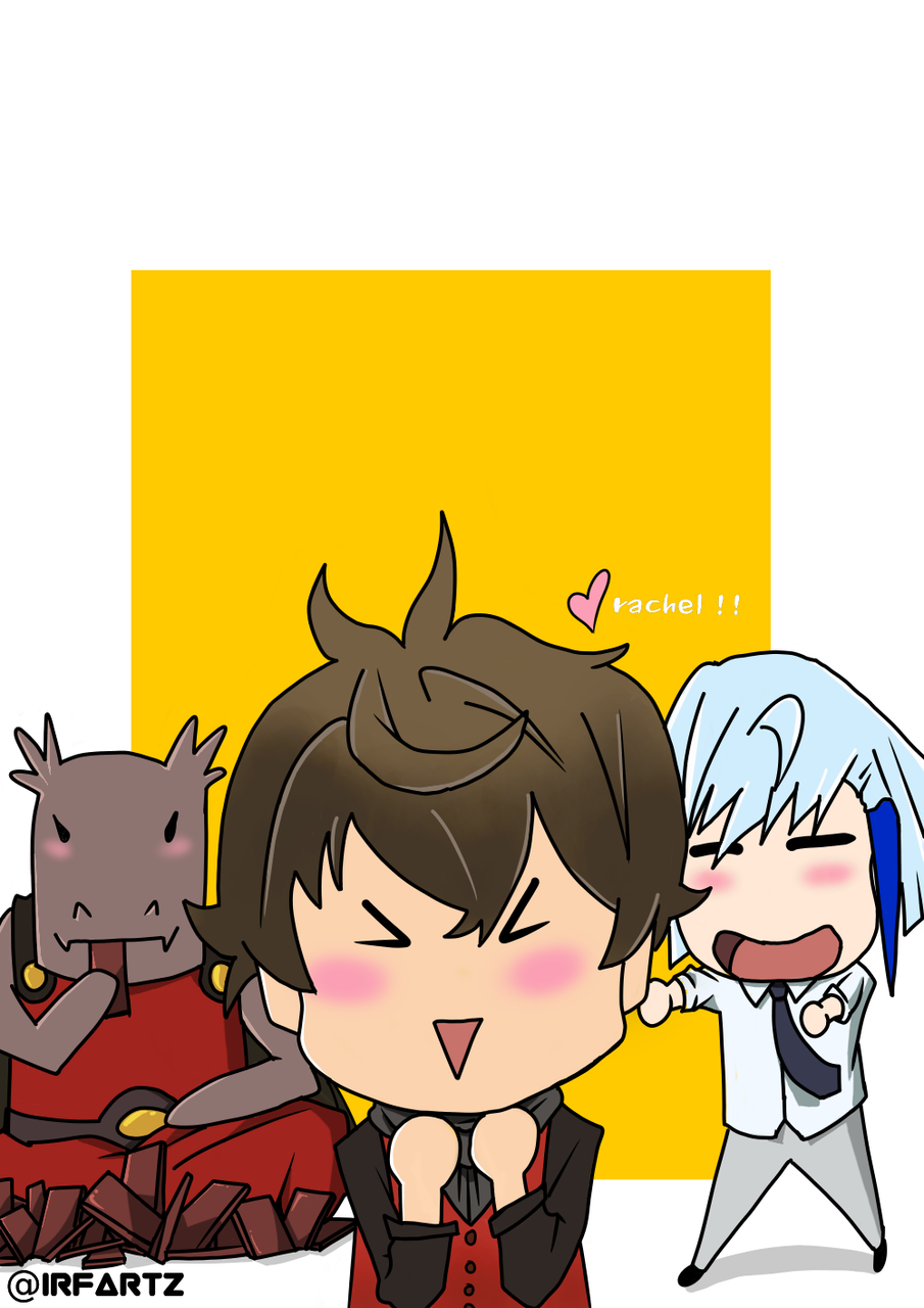 Fan art, Bam's team with chibi version //>∆