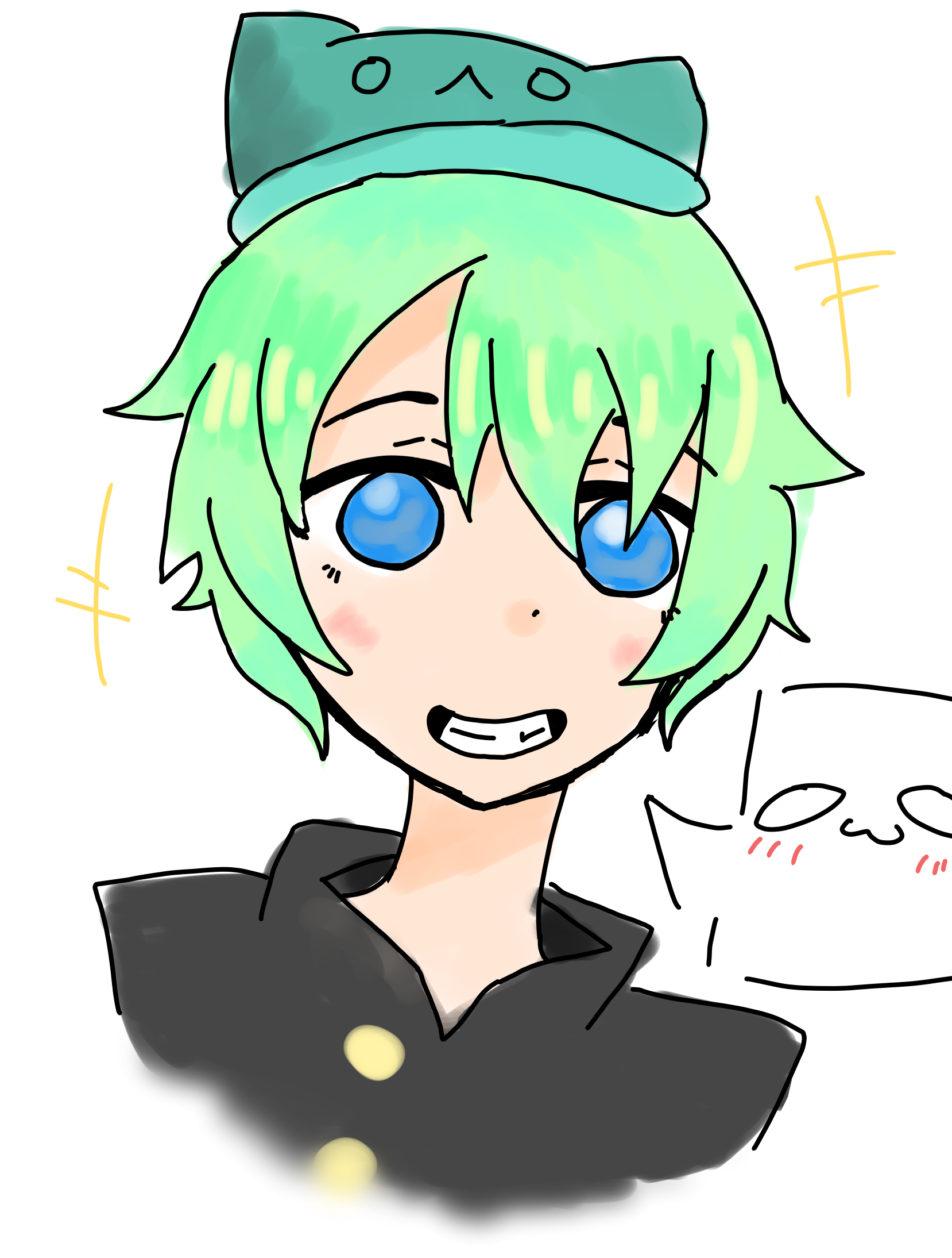 Green boi //REPOST SuhiiCrunchii - 插图 ART street