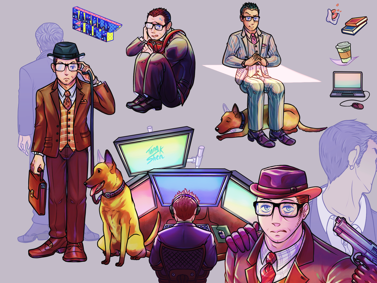 POI Harold Finch Tang Shen - 插图 ART street