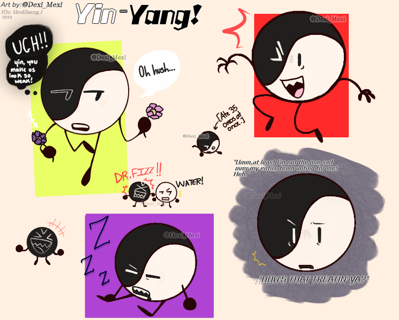 Yin-Yang Doodles! DEXIMUS🦴🥩 - 插图 ART street