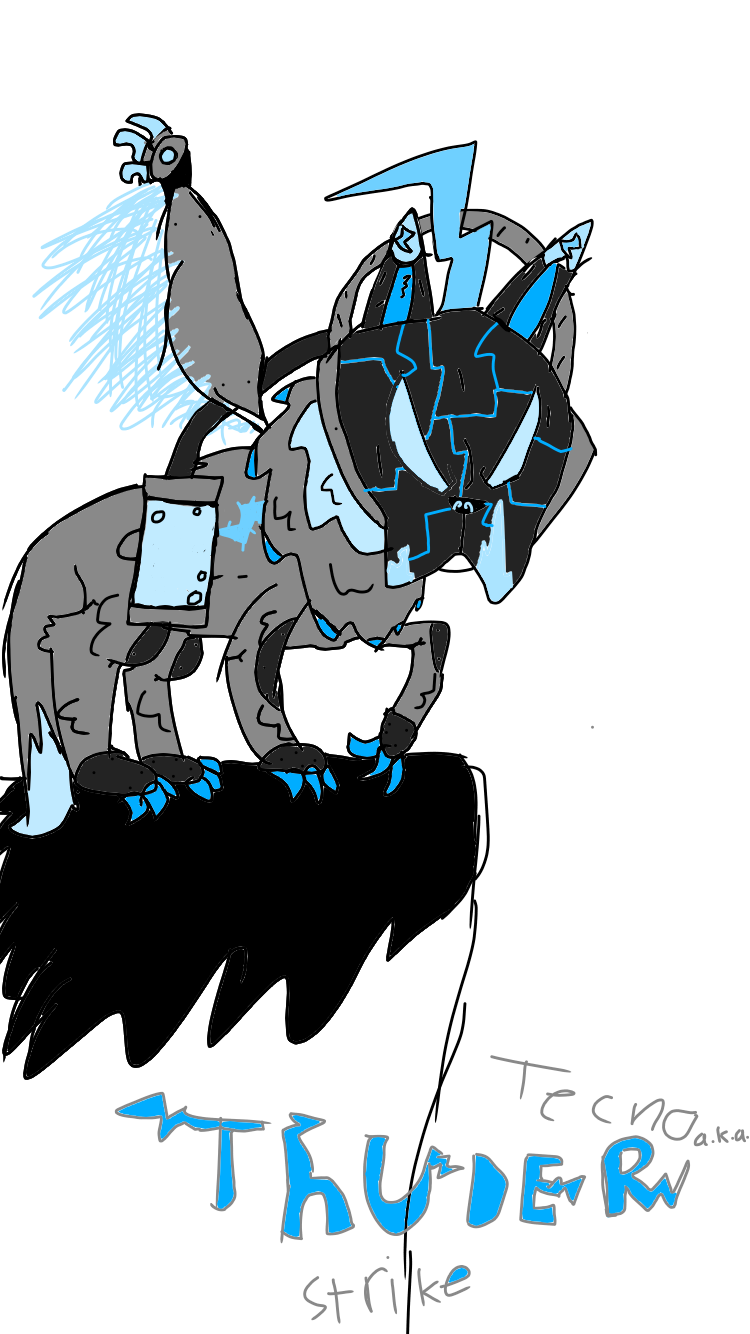 Techno the Draco-wolf (read desc) Pika pikachu - 插畫 ART street