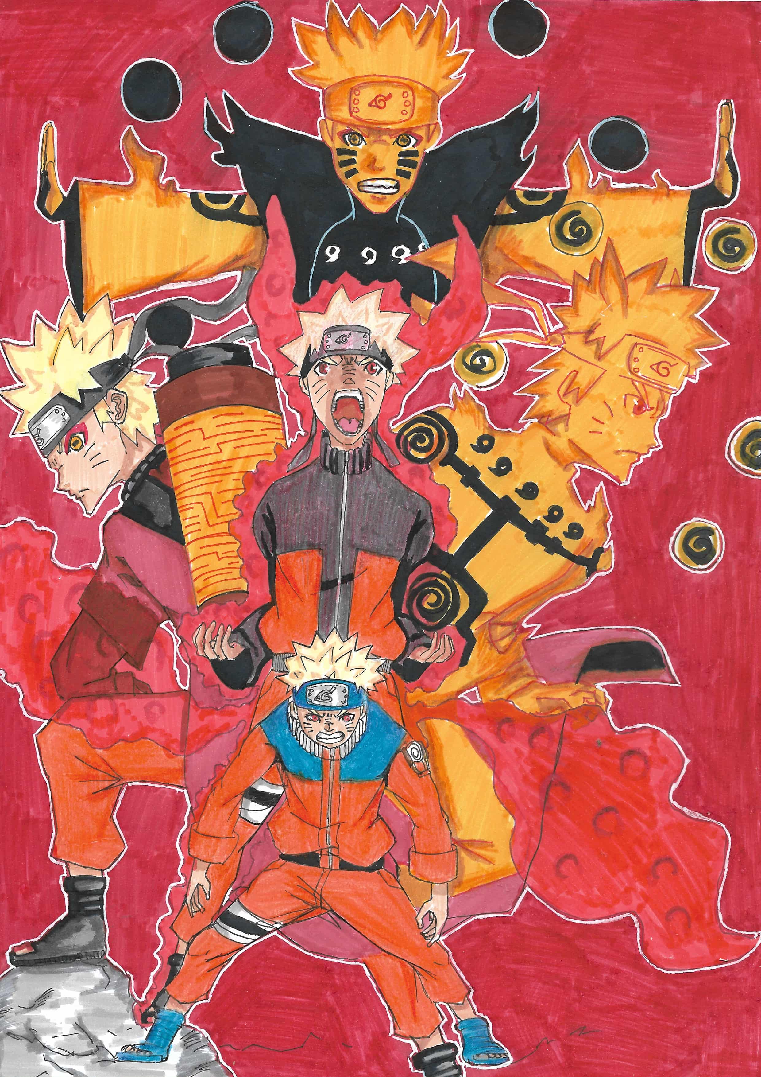 NARUTO transformations Manas Jha - Illustrations ART street