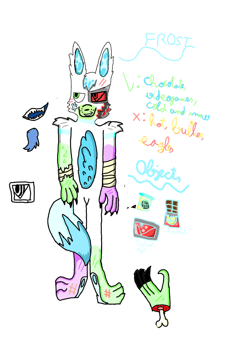 frost (new oc) foxy gamer - Illustrations ART street