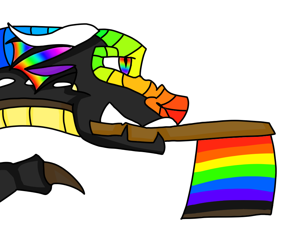 Happy pride!! Dragen - Illustrations ART street