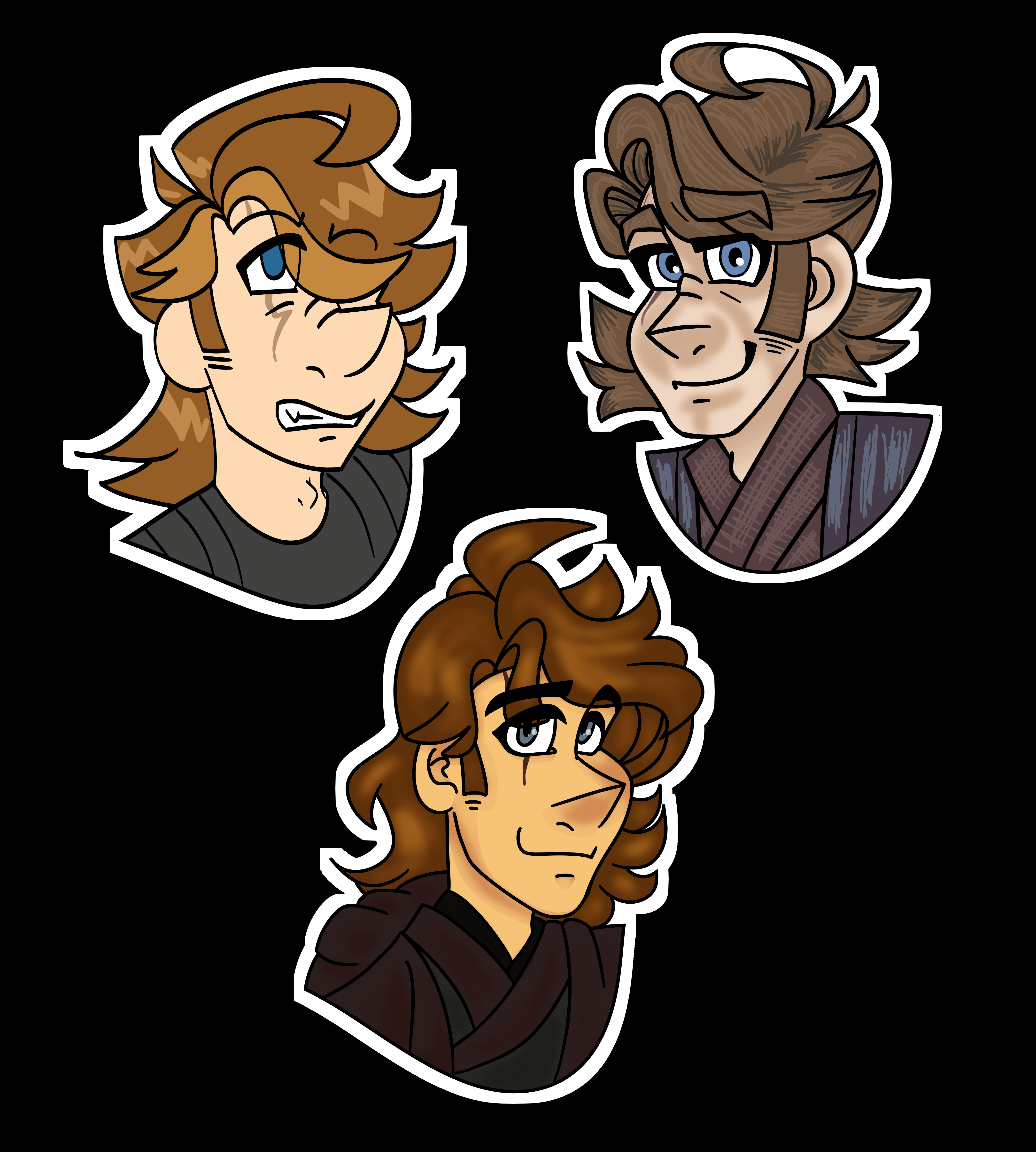 Anakin Skywalker based on different refrences Riot Kendrick ...