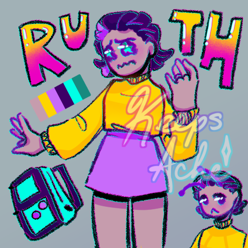 Ruth Ryp! what's gotcha feeling rueful? Keeps Ache - 插畫 ART street